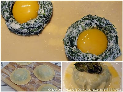 Egg Nest Ravioli - Lavender and Lime