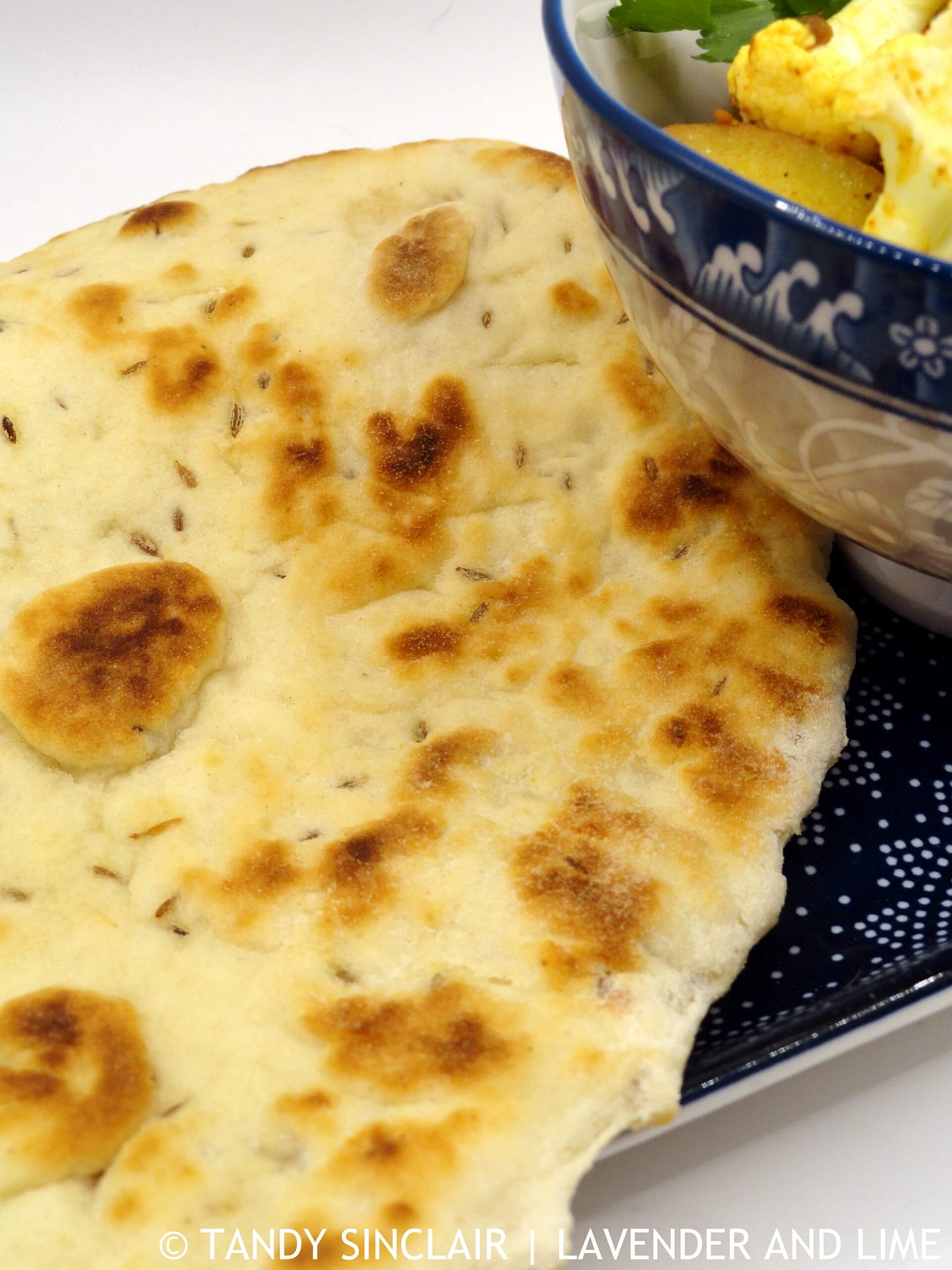 Yoghurt Flatbreads - Lavender and Lime